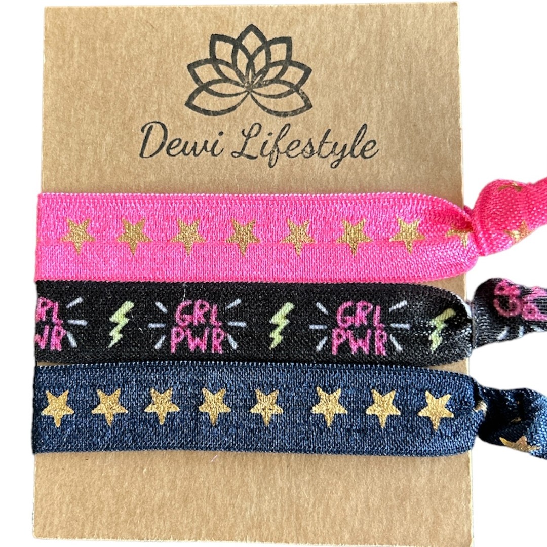 Elastiekjesset Stars - Dewi Lifestyle